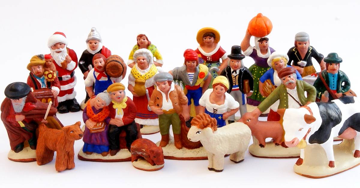 Santons de Provence 7 cm (small ceramic figures from Provence), mail order